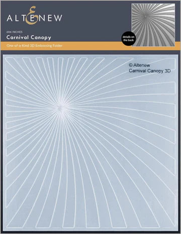 Carnival Canopy 3D Embossing Folder – Bumbleberry Papercrafts Ltd